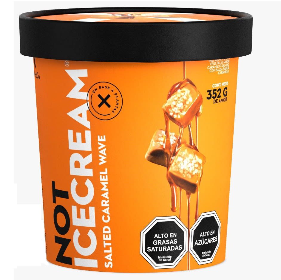 Not Ice Cream Salted Caramel Wave (352 grs) - Pehuén Alimentos