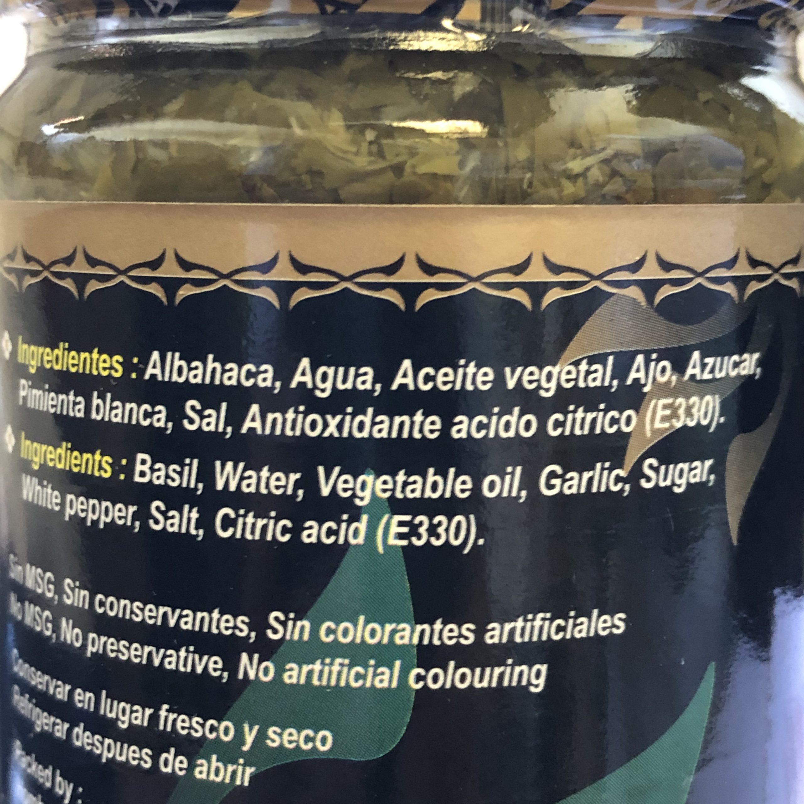 Pasta De Albahaca Thai Heritage (230 gr) - Pehuén Alimentos